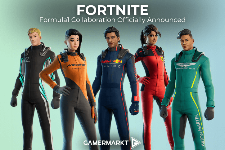 Fortnite F1 Collaboration New Skins And Updates