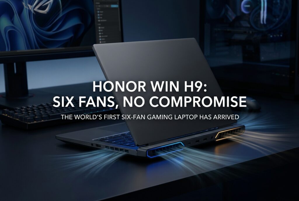 Honor Win H9: First 6-Fan Gaming Laptop, RTX 5070 Ti