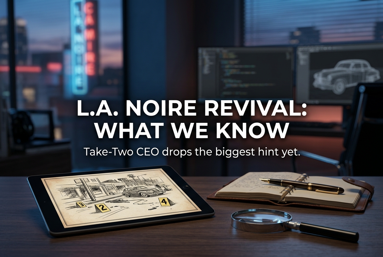 L.A. Noire Sequel Teased By Take-Two CEO At Iicon 2026
