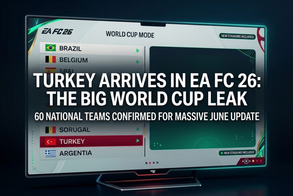 Turkey Coming To EA FC 26? June World Cup Update News