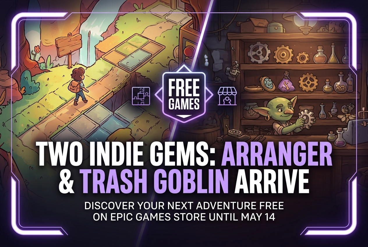 Epic Games Free Games: Arranger & Trash Goblin (May 2026)