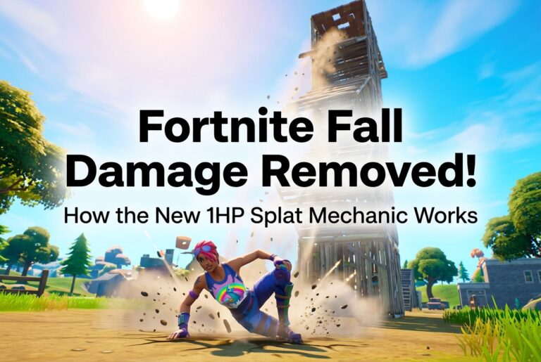 Fortnite Fall Damage Removed: Splat Mechanic Explained