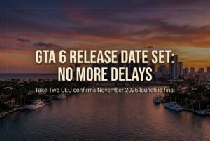 GTA 6 Not Delayed Again: November 2026 Release Locked