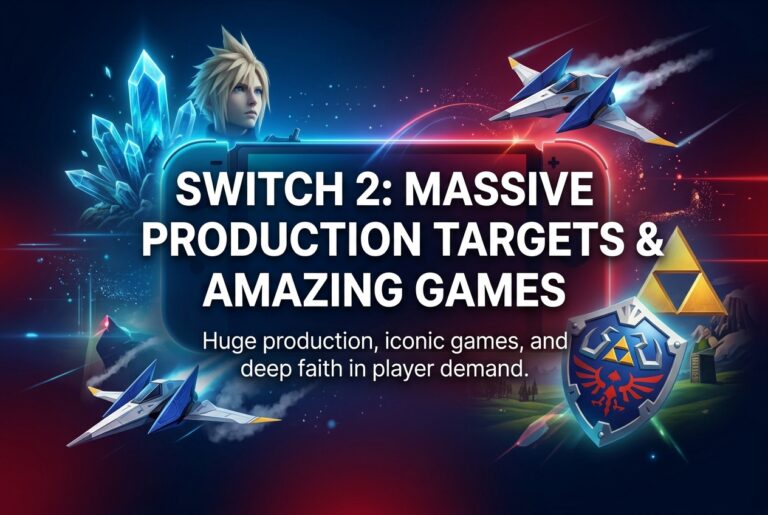 Switch 2 Production Target Hits 20 Million | GamerMarkt