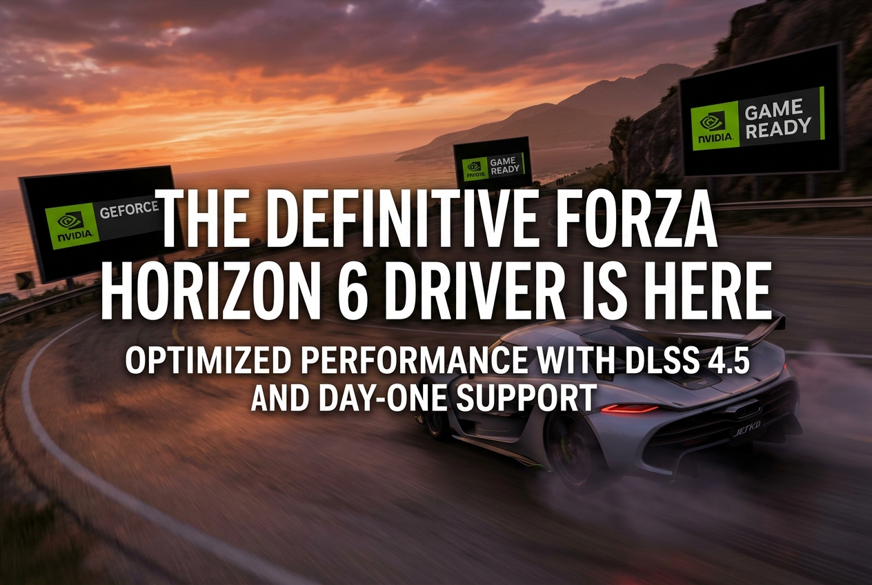 NVIDIA 596.49 Driver: Forza Horizon 6 DLSS 4.5 Support