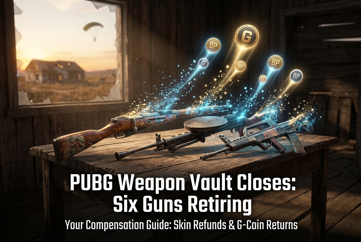 PUBG Removing 6 Weapons In June 2026: Compensation Guide