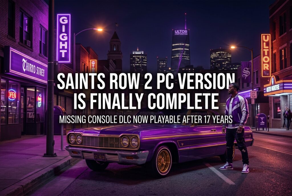 Saints Row 2 PC DLC Mod: 17-Year Wait Finally Over In 2026