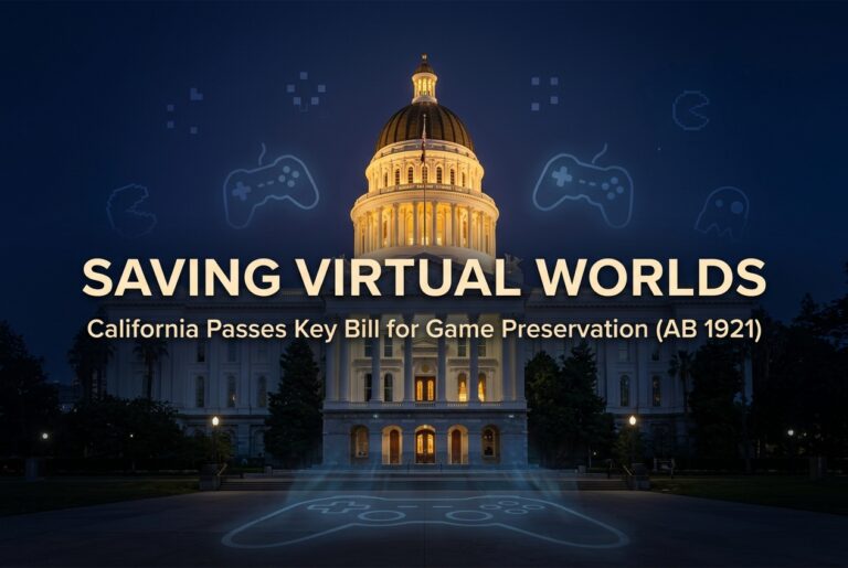 California Passes Stop Killing Games Bill AB 1921 Explained