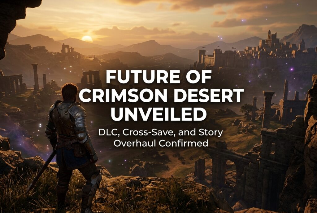 Crimson Desert Roadmap: DLC Confirmed, Cross-Save Coming