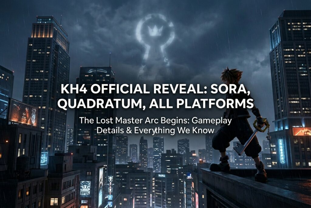 Kingdom Hearts IV Revealed: Platforms, Gameplay, All Details