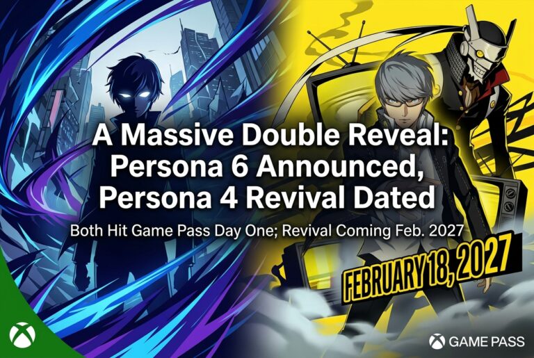 Persona 6 Announced And Persona 4 Revival Dated For 2027