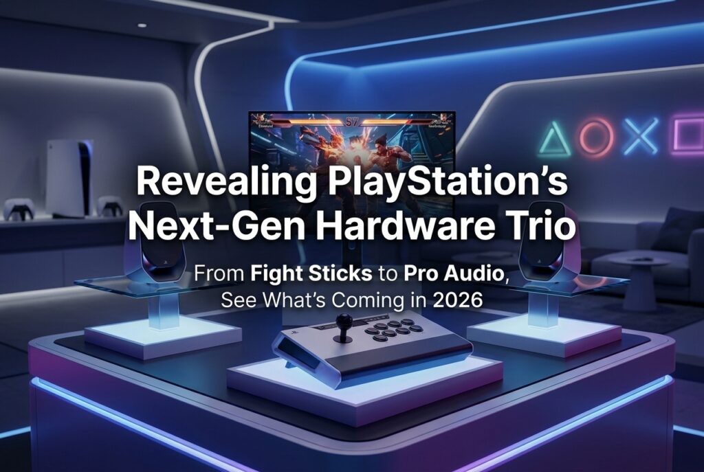 Sony 2026 Hardware: FlexStrike, Monitor, Pulse Elevate