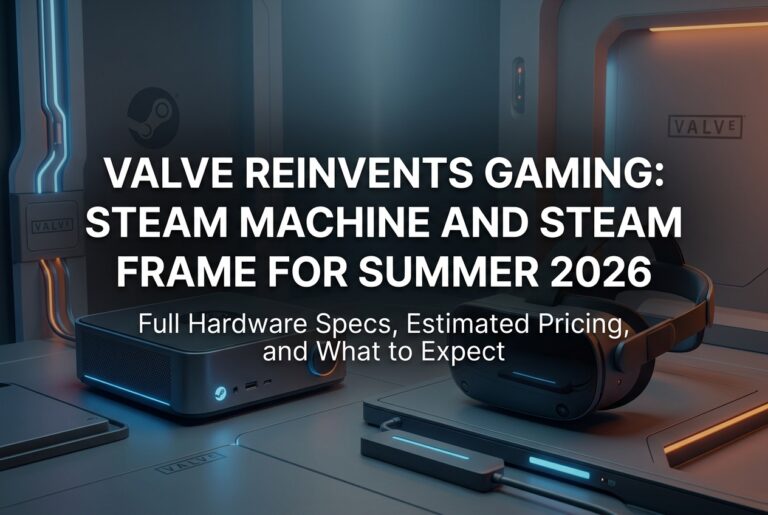 Steam Machine & Steam Frame Coming Summer 2026 | Details
