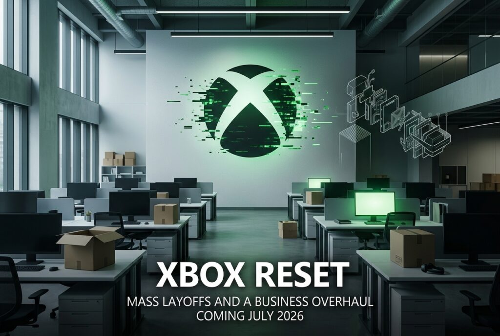 Xbox Reset: Major Layoffs And Restructuring Coming July 2026